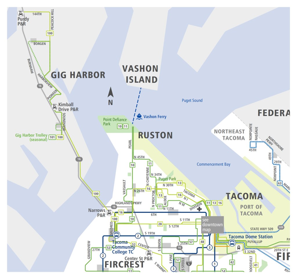 System Map - Pierce Transit