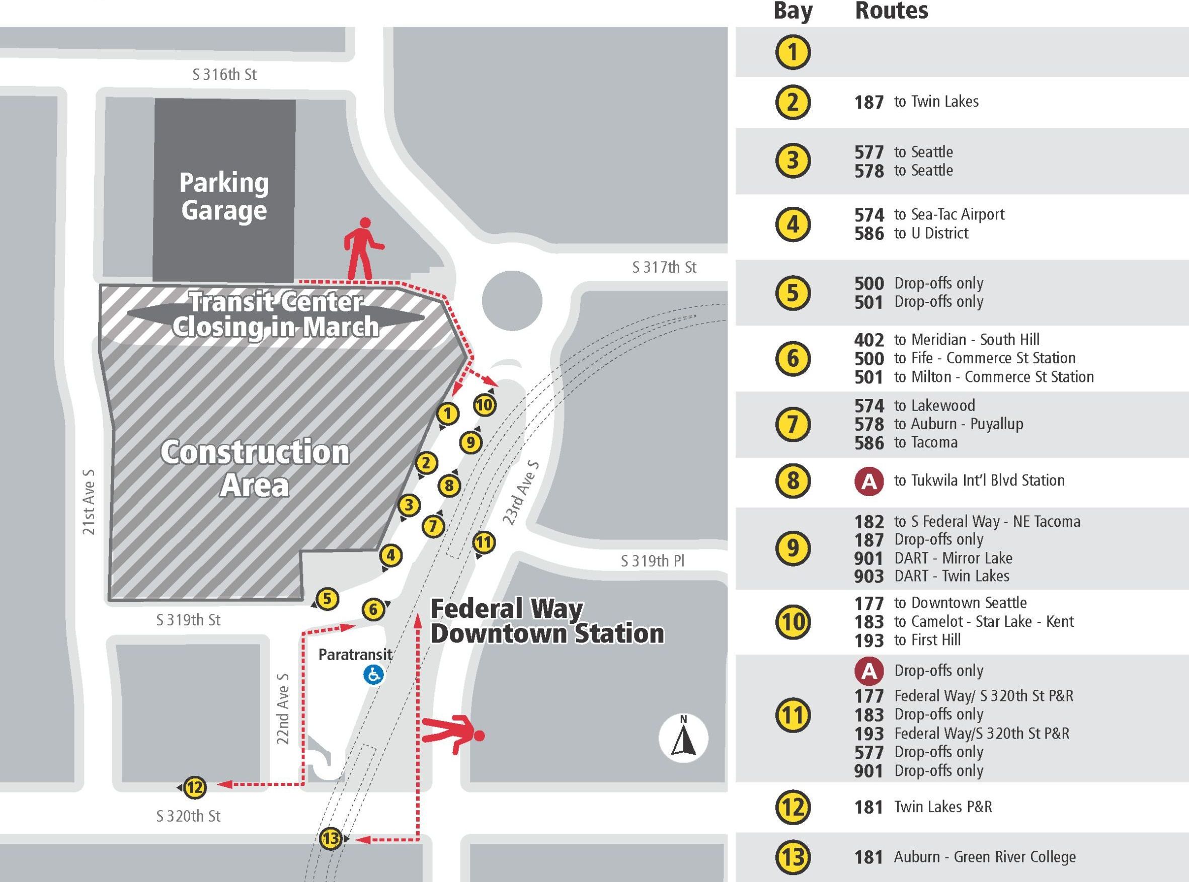 Route 500 Federal Way - Pierce Transit