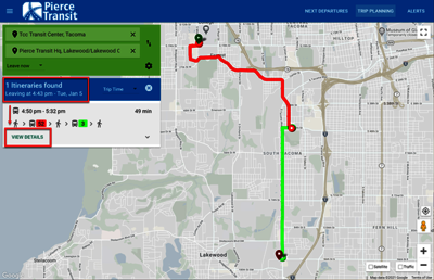 Trip Planner How-To - Pierce Transit