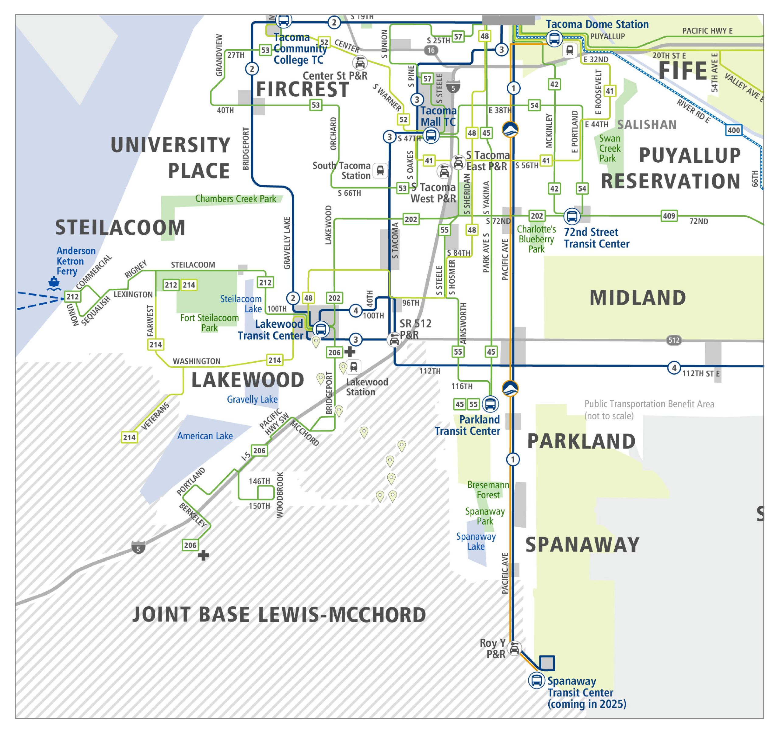 System Map - Pierce Transit