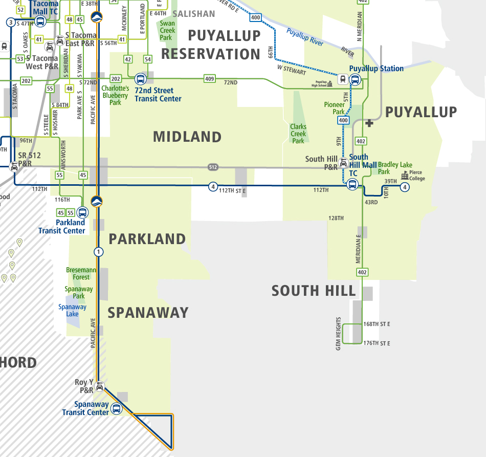 System Map - Pierce Transit
