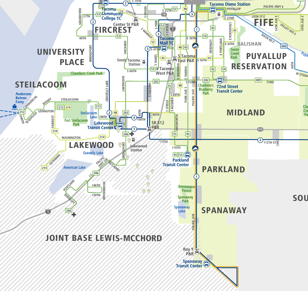 System Map - Pierce Transit